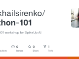 Python 101 Exercises Ipynb At Master Mikhailsirenko Python 101 Github