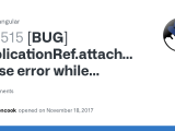 Bug Applicationref Attachview Cause Error While Dynamic Creating