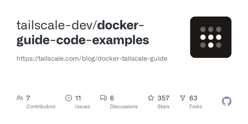 Docker Guide Code Examples 01 Authkey Compose Yaml At Main Tailscale - Stunning Dark Illustration - Retina