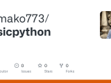 Github Namako773 Basicpython