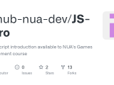 Github Github Nua Dev Js Intro A Javascript Introduction Available