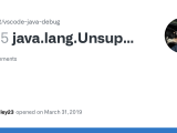 Java Lang Unsupportedclassversionerror Issue 555 Microsoft Vscode