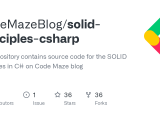 Github Codemazeblog Solid Principles Csharp This Repository Contains