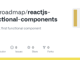 Github Webroadmap Reactjs Functional Components Creating First