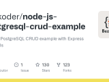 Github Bezkoder Node Js Postgresql Crud Example Node Js Postgresql