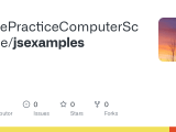 Github Codepracticecomputerscience Jsexamples