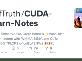 Github Deftruth Cuda Learn Notes рџ љ200 Tensor Cuda Cores Kernels вљў