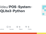 Github Haroldeu Pos System In Sqlite3 Python
