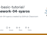 Github Java Basic Tutorial Homework 04 Syaros Homework 04 Syaros