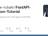 Github Josue Lubaki Fastapi Python Tutorial Développement D Un Api