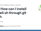 How Can I Install Install Sh Through Git Bash Issue 31 Adn Devtech