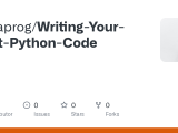 Github Misaprog Writing Your First Python Code