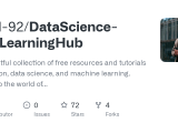 Github Sam 92 Datascience Ml Learninghub A Delightful Collection Of