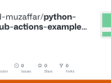 Github Mhd Muzaffar Python Github Actions Example Master