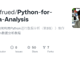 Github Jackfrued Python For Data Analysis