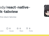 Github Sevody React Native Stack Tabview React Native Stack Tabview