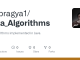 Github Supragya1 Java Algorithms All Algorithms Implemented In Java