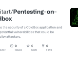 Github Itsdeepakgit Pentesting On Coldbox To Assess The Security Of
