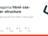Github Codegama Html Css Folder Structure Basic Folder Structure For