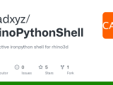 Github Caadxyz Rhinopythonshell A Interactive Ironpython Shell For