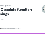 Obsolete Function Warnings Issue 61 Emacs Gnuplot Gnuplot Github