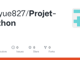 Github Xinyue827 Projet Python
