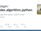 Github Dirkdegel Simplex Algorithm Python Simplex Algorithm Python