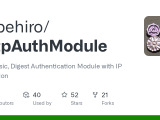 Github Nabehiro Httpauthmodule Http Basic Digest Authentication