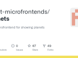 Github React Microfrontends Planets The Microfrontend For Showing