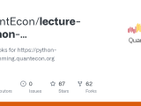 Lecture Python Programming Notebooks Getting Started Ipynb At Main
