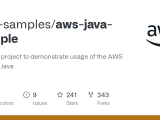 Github Aws Samples Aws Java Sample Sample Project To Demonstrate