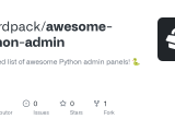 Github Boardpack Awesome Python Admin A Curated List Of Awesome