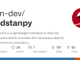 Github Stan Dev Cmdstanpy Cmdstanpy Is A Lightweight Interface To