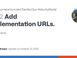 Add Implementation Urls Issue 162 Devsecopsmaturitymodel