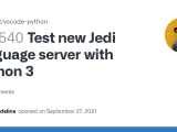Test New Jedi Language Server With Python 3 Issue 17540 Microsoft