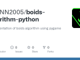 Github Jmann2005 Boids Algorithm Python Implementation Of Boids