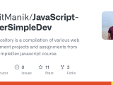 Github Ranitmanik Javascript Supersimpledev This Repository Is A