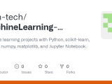 Github Mrin Tech Machinelearning Projects Machine Learning Projects