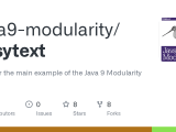 Github Java9 Modularity Easytext Code For The Main Example Of The