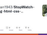 Github Guhan1943 Stopwatch Using Html Css Javascript