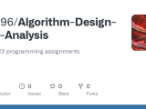 Github Ilma96 Algorithm Design And Analysis Csci 323 Programming