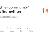 Github Arrayfire Community Arrayfire Python Python Wrapper For Arrayfire