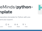 Github Hiveminds Python Template Github Repository Template For