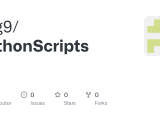 Github Ukg9 Pythonscripts
