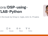 Github Kiogora Dsp Using Matlab Python Based On The Book By Vinay K