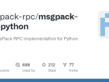 Github Msgpack Rpc Msgpack Rpc Python Messagepack Rpc Implementation