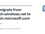 Migrate From Graph Windows Net To Graph Microsoft Issue 8