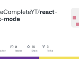 Github Codecompleteyt React Dark Mode