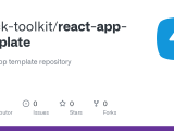 Github Quick Toolkit React App Template React App Template Repository