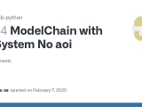 Modelchain With Pvsystem No Aoi Issue 884 Pvlib Pvlib Python Github